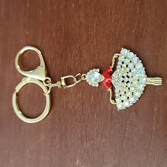 LP Crystal Collection | Accessories | Lady With Red Dress Rhinestone ...